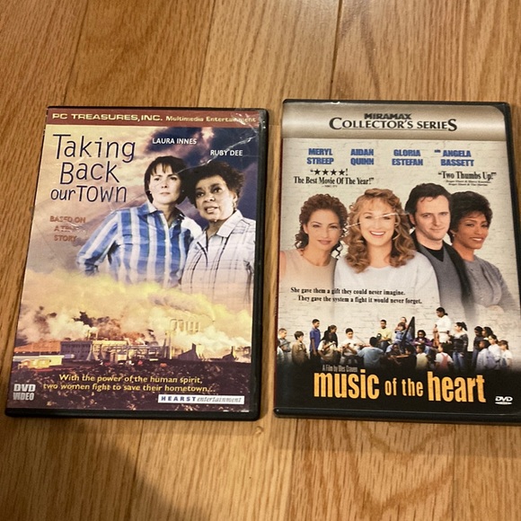 Media | 2 Dvd Bundle Meryl Streep In Music Of The Heart Taking Back Our ...
